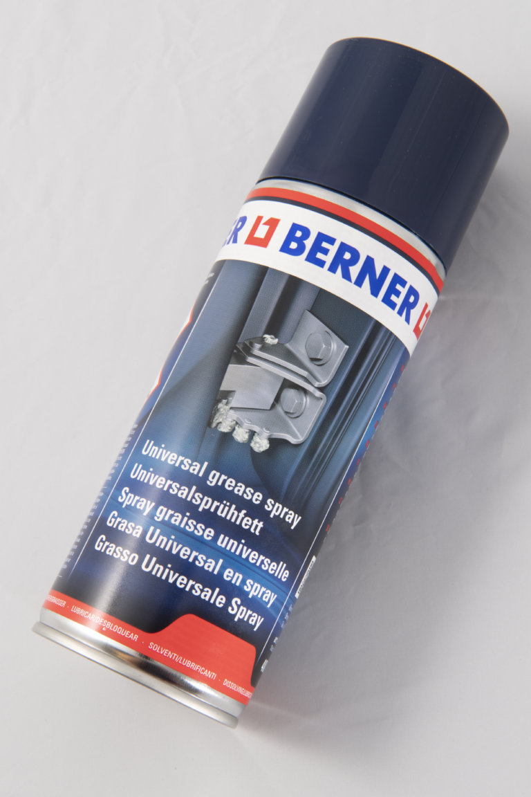 BERNER UNIVERSALFEDTSPRAY UF 400 Anvendelig på bevægelige dele - Idealcombi